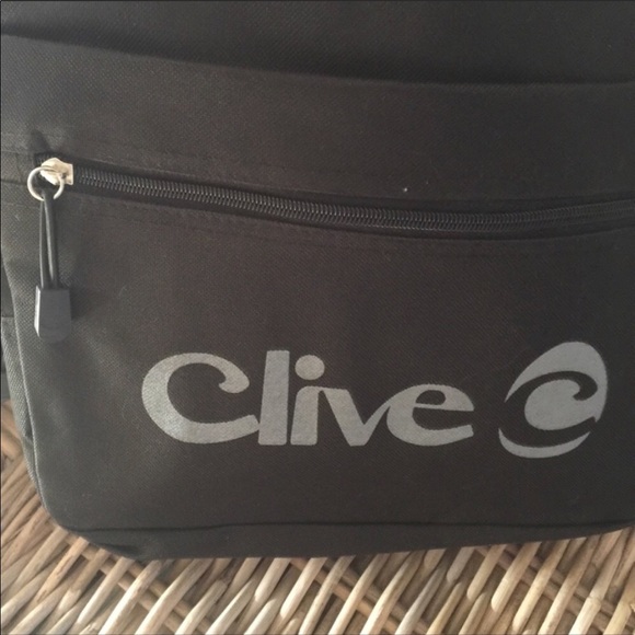 Clive | Bags | Clive Black Zippered Backpack | Poshmark